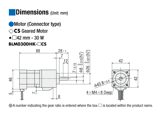BLM030DHK-10CS | BLH Series | Oriental Motor Asia Pacific